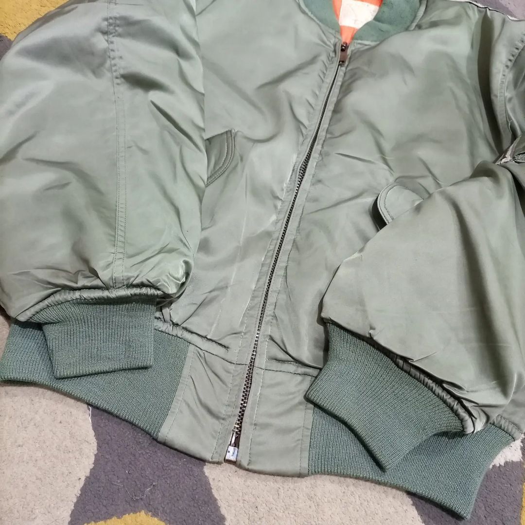 Jaket Bomber * MA1 HOUSTON * size 40R. P66 x L62, Fesyen Pria, Pakaian , Atasan di Carousell