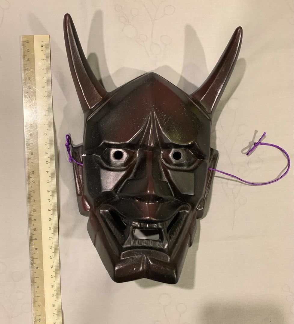 Japanese Oni Mask Authentic, Hobbies & Toys, Memorabilia & Collectibles ...