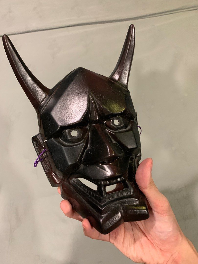 Japanese Oni Mask Authentic, Hobbies & Toys, Memorabilia & Collectibles ...