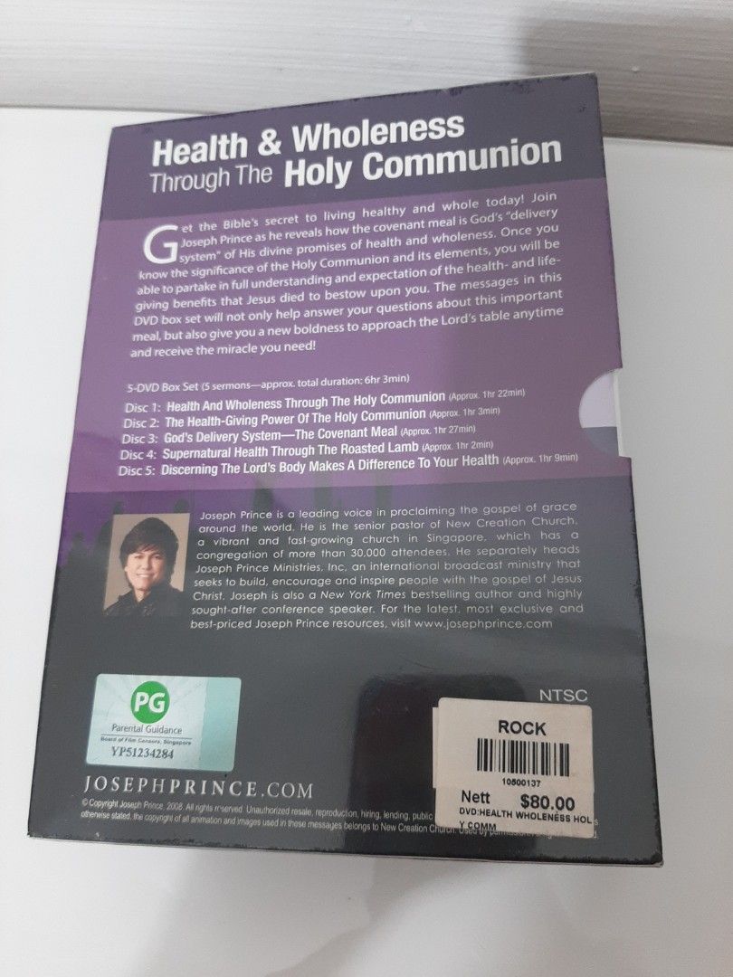 Joseph Prince DVDs, Hobbies & Toys, Music & Media, CDs & DVDs on Carousell