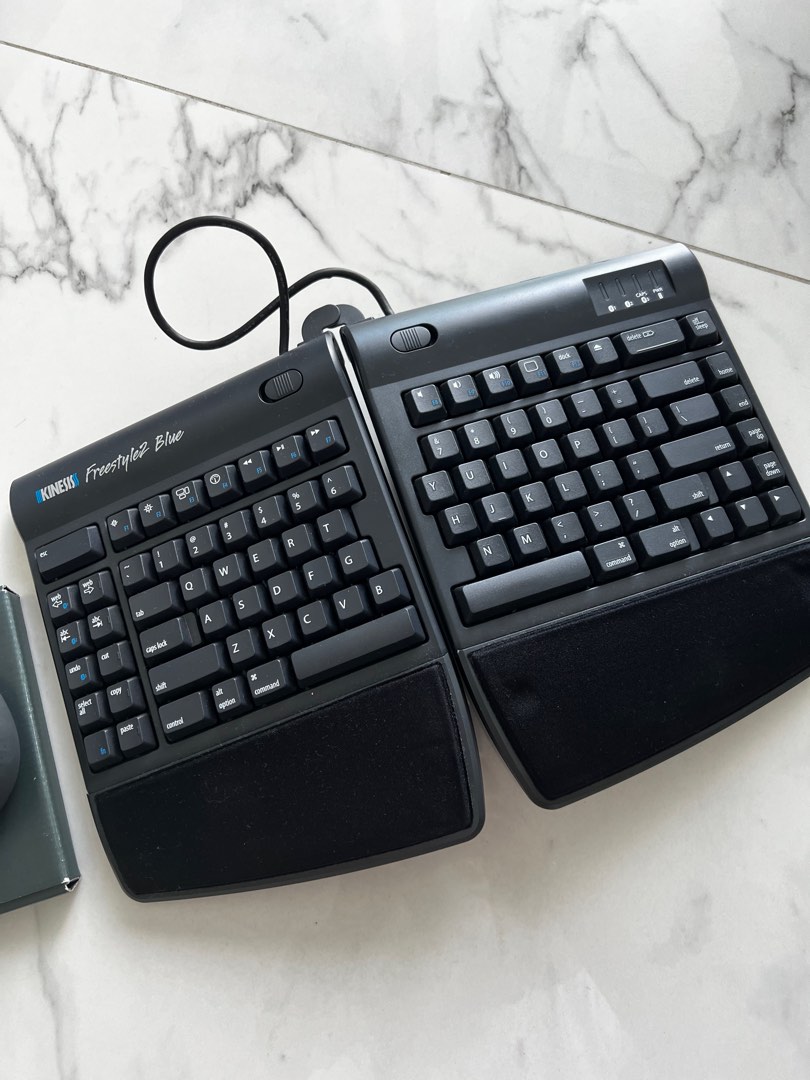 KINESIS FreeStyle2 Blue Wireless Keyboard, Computers & Tech, Parts ...