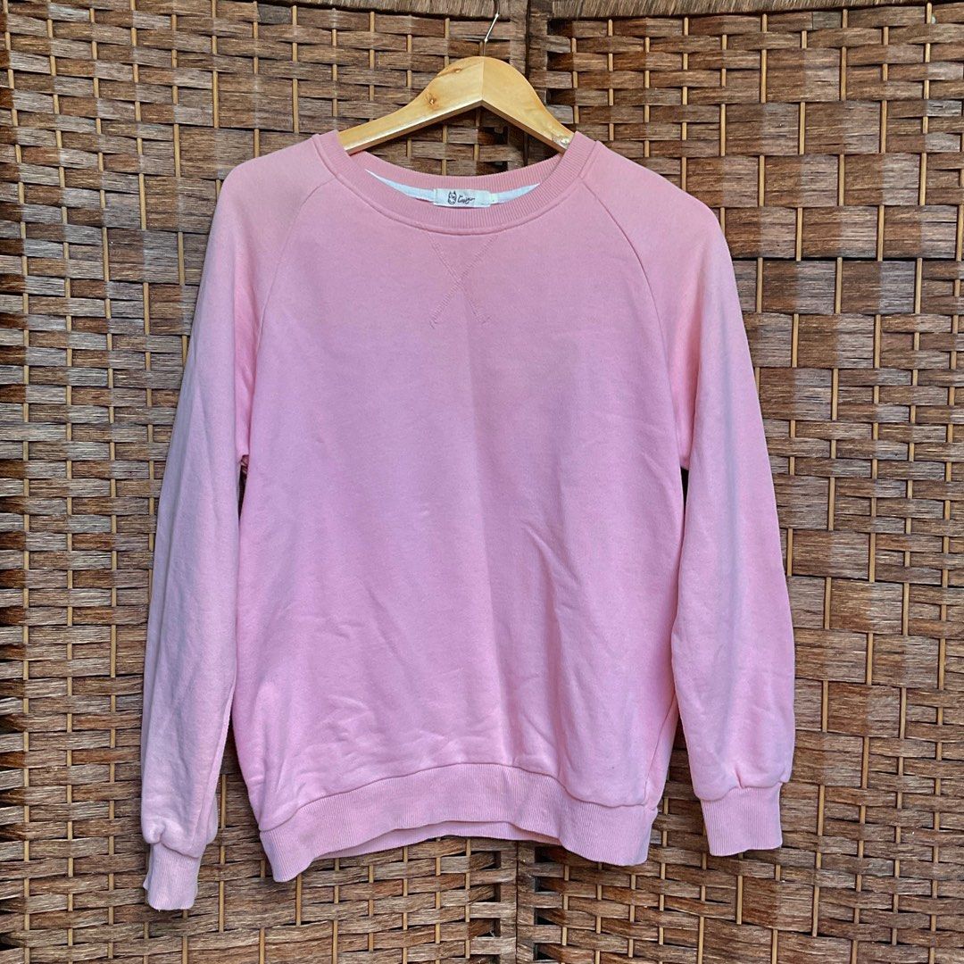 korean pastel pink sweater, Women's Fashion, Coats, Jackets and ...