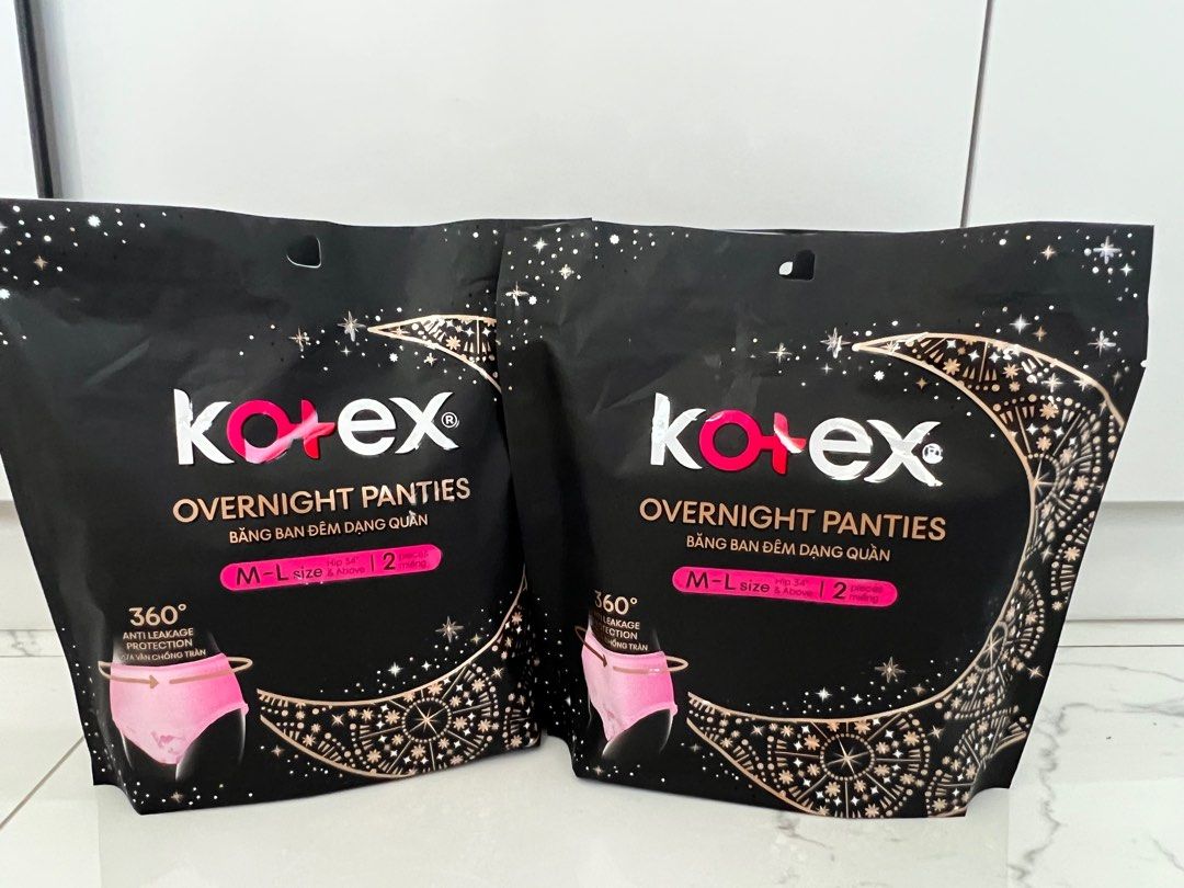 Kotex Overnight Panties, Beauty & Personal Care, Sanitary Hygiene on ...