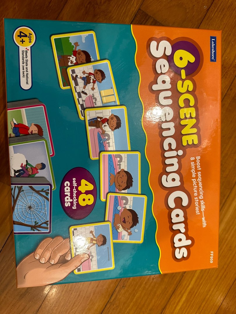 Lakeshore 6-Scene Sequencing Cards, Hobbies & Toys, Toys & Games on ...