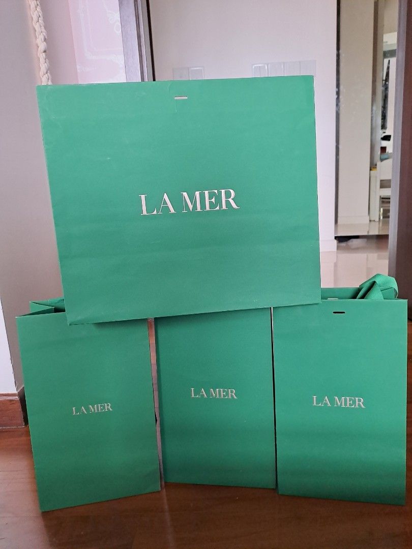 Lamer Paper bags, Beauty & Personal Care, Face, Face Care on Carousell