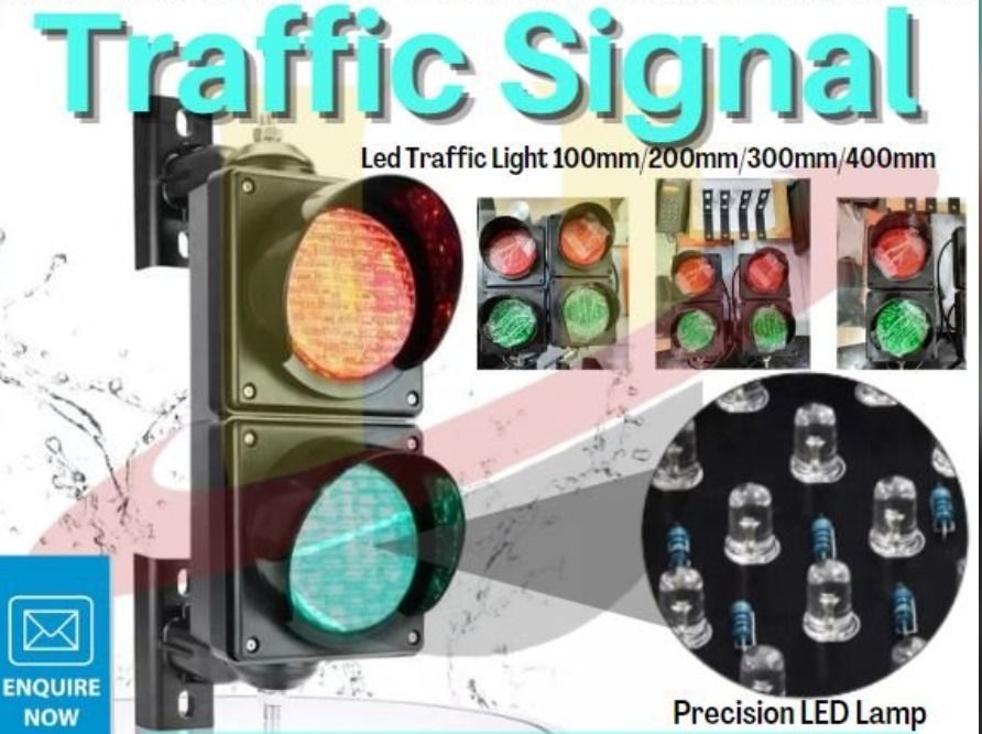 LED LIGHT TRAFFIC LIGHT SIGNAL 100mm TO 400mm, Commercial & Industrial ...