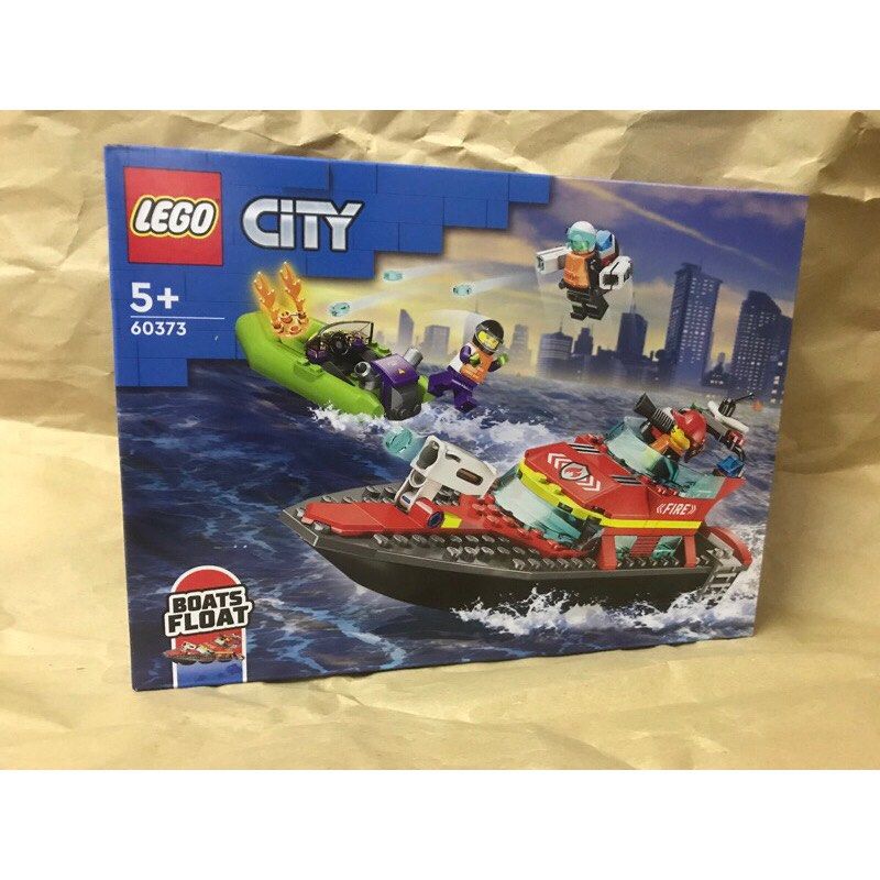 LEGO 60373 City Fire Rescue Boat (Condition as photo show), Hobbies ...