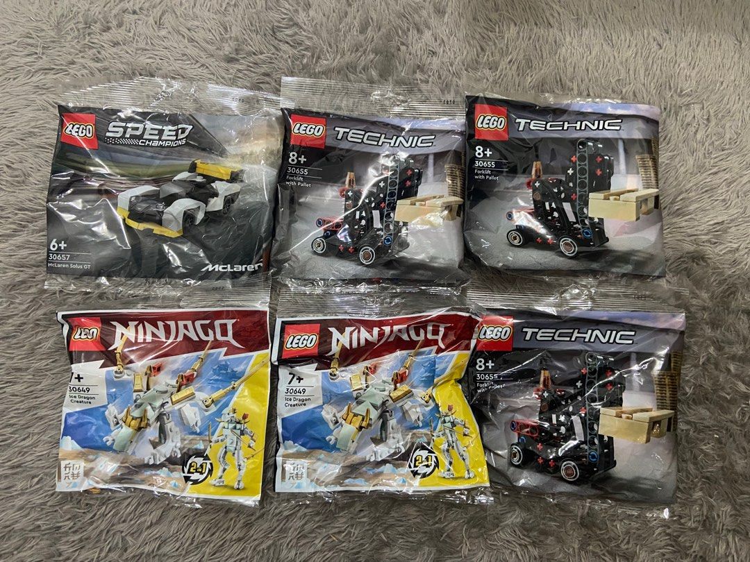 LEGO Polybag Speed, Technic, Ninjago, Toys & Collectibles, Mainan di ...