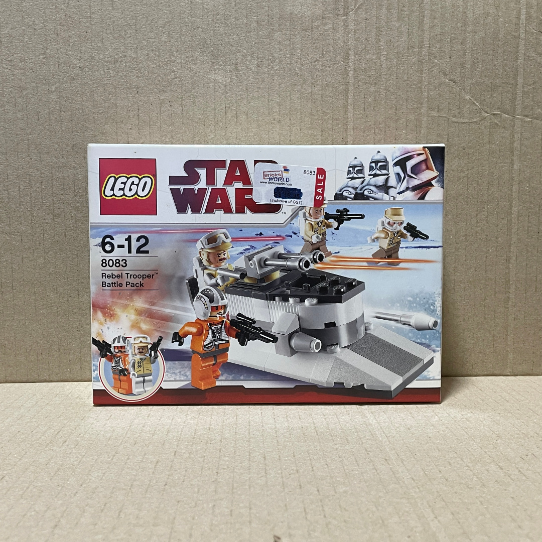 Lego Star Wars 8083 Rebel Trooper Battle Pack 8084 Snowtrooper Battle ...