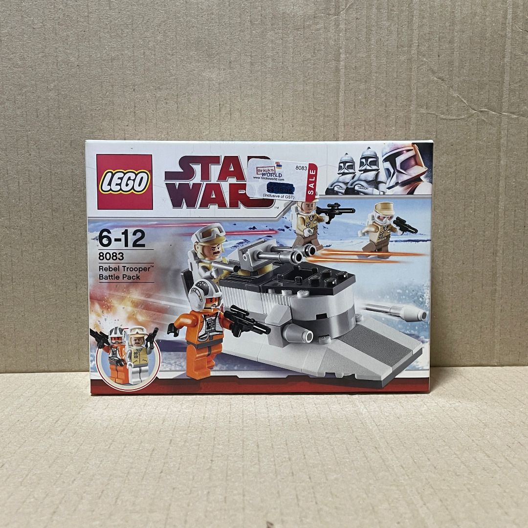 Lego Star Wars 8083 Rebel Trooper Battle Pack 8084 Snowtrooper Battle ...