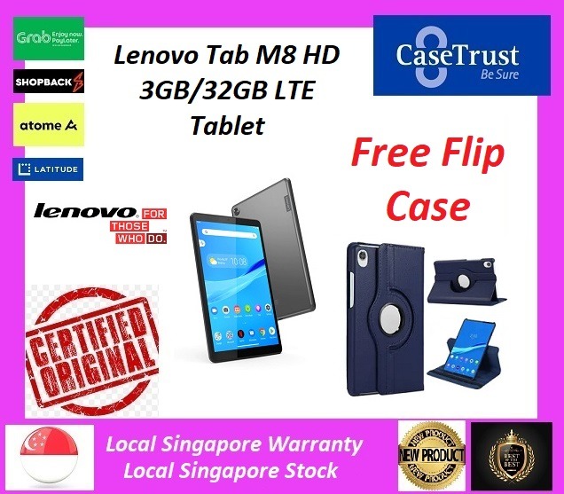 Lenovo Tab M8 HD 3GB/32GB 8inch Tablet with Free Flip Case worth $39 ...