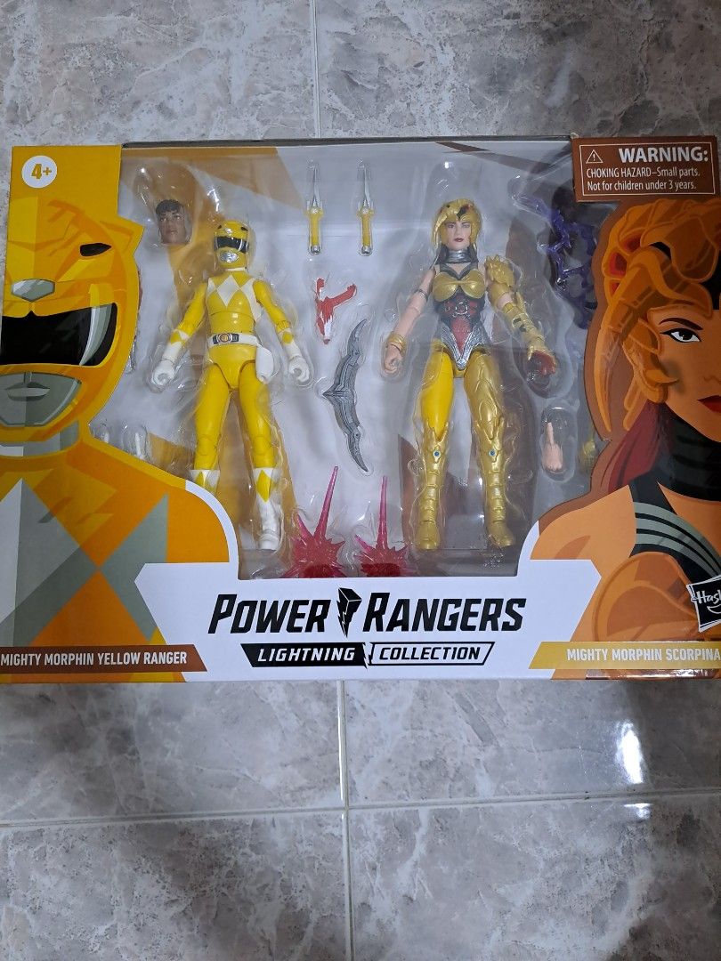 Lightning Collection MMPR Yellow Ranger and Scorpina, Hobbies & Toys ...