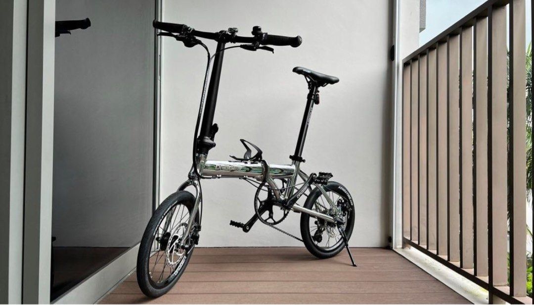 Lightweight Dagger 16” 9 speed foldable bike, Sports Equipment ...