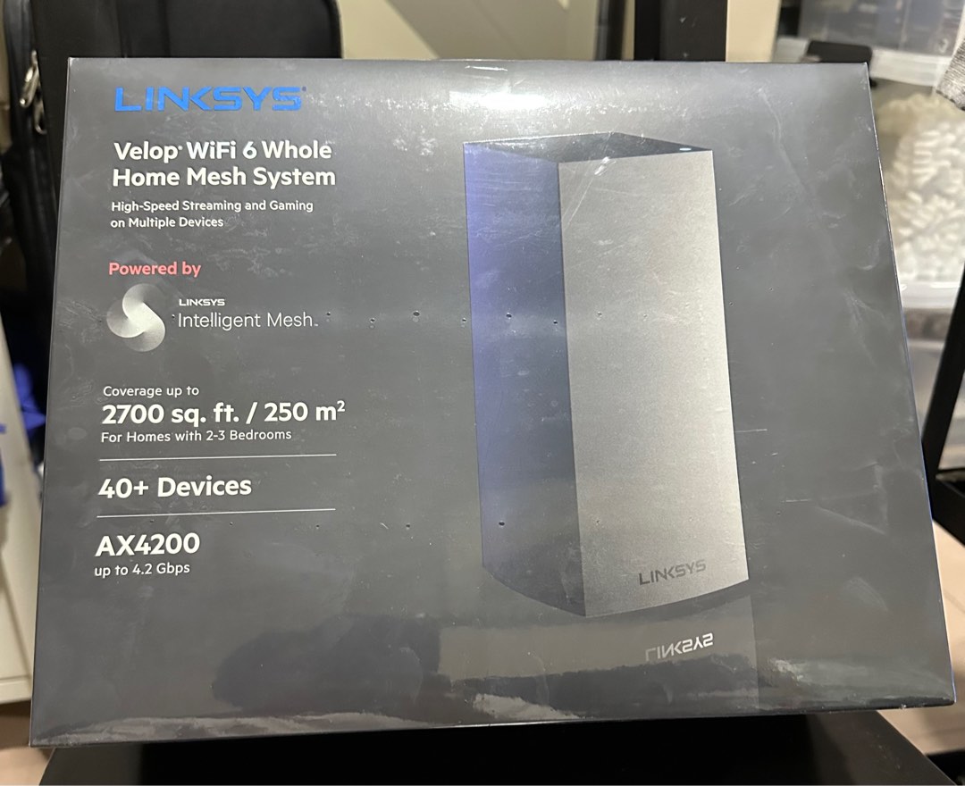 Linksys Velop AX4200 Wifi 6 router, Computers & Tech, Parts & Accessories, Networking on Carousell