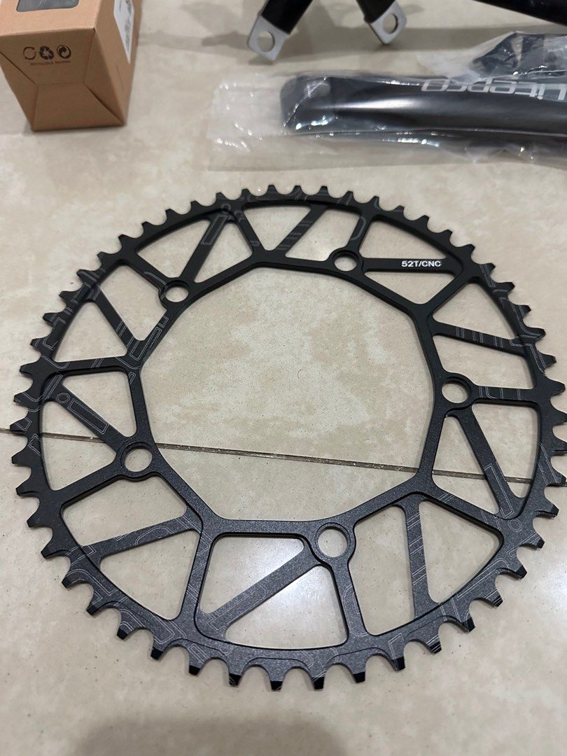 Litepro crank, chainring and bottom bracket, Sports Equipment, Bicycles ...