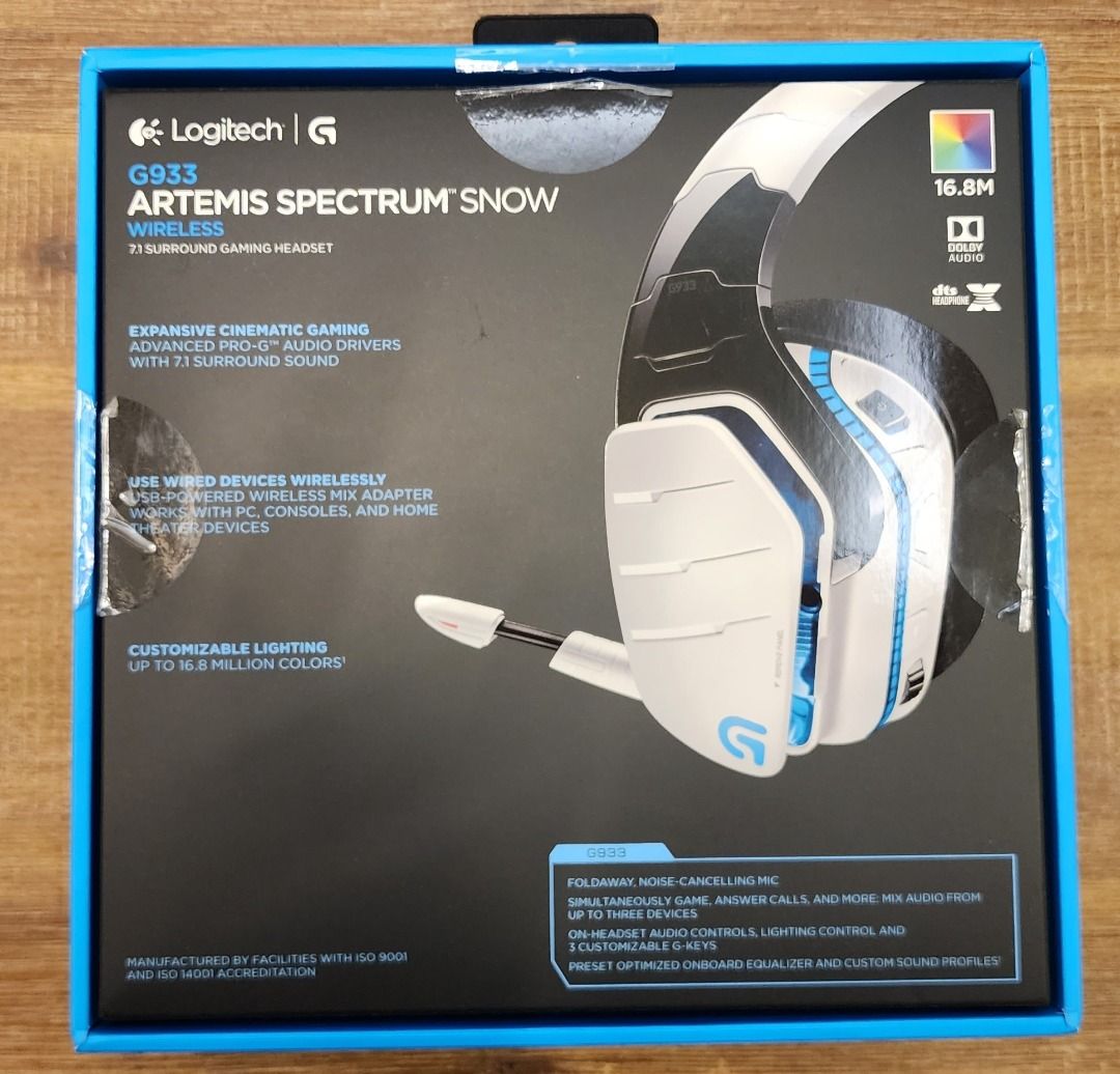 Logitech G933 ARTEMIS SPECTRUM SNOW (RARE COLOR!!), Audio, Headphones ...
