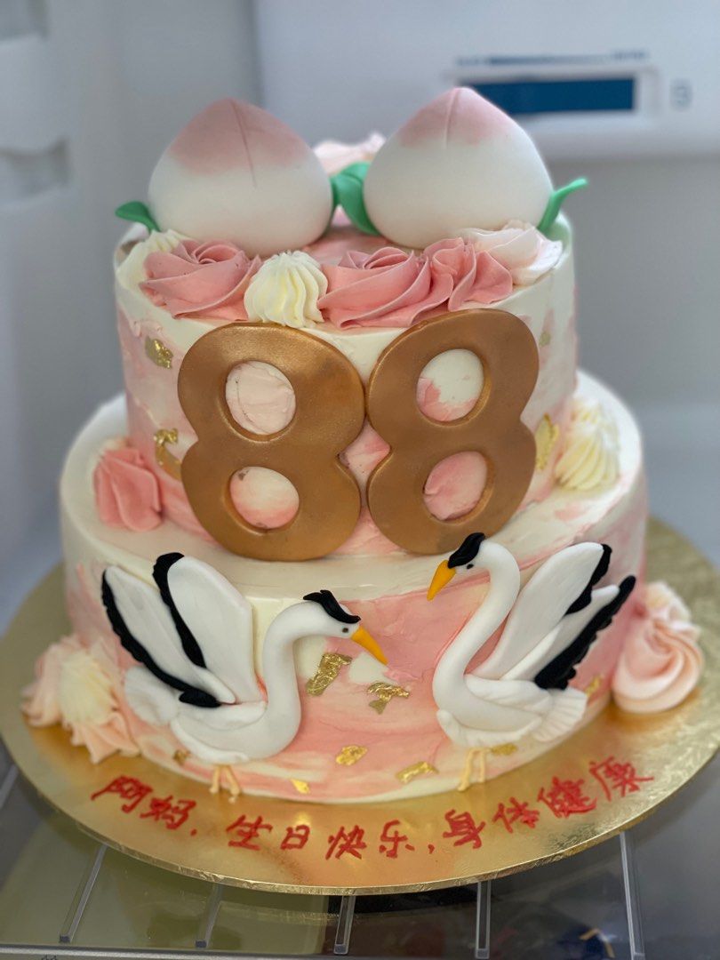 Longevity Bun Cake, Food & Drinks, Homemade Bakes on Carousell