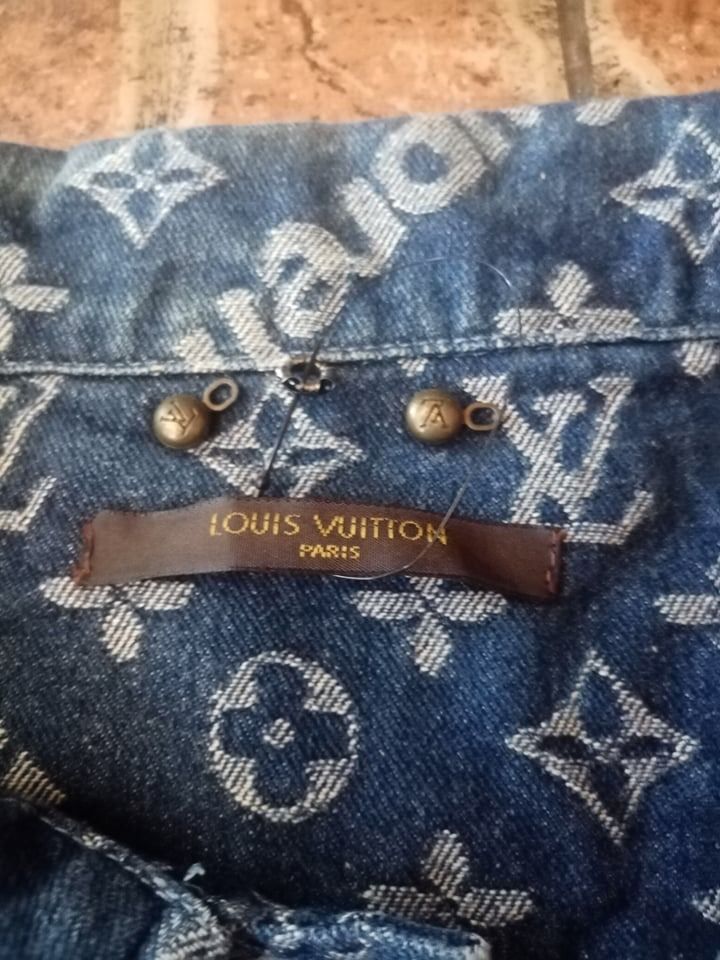 LOUIS VUITTON DENIM JACKET X SUPREME, Luxury, Bags & Wallets on Carousell