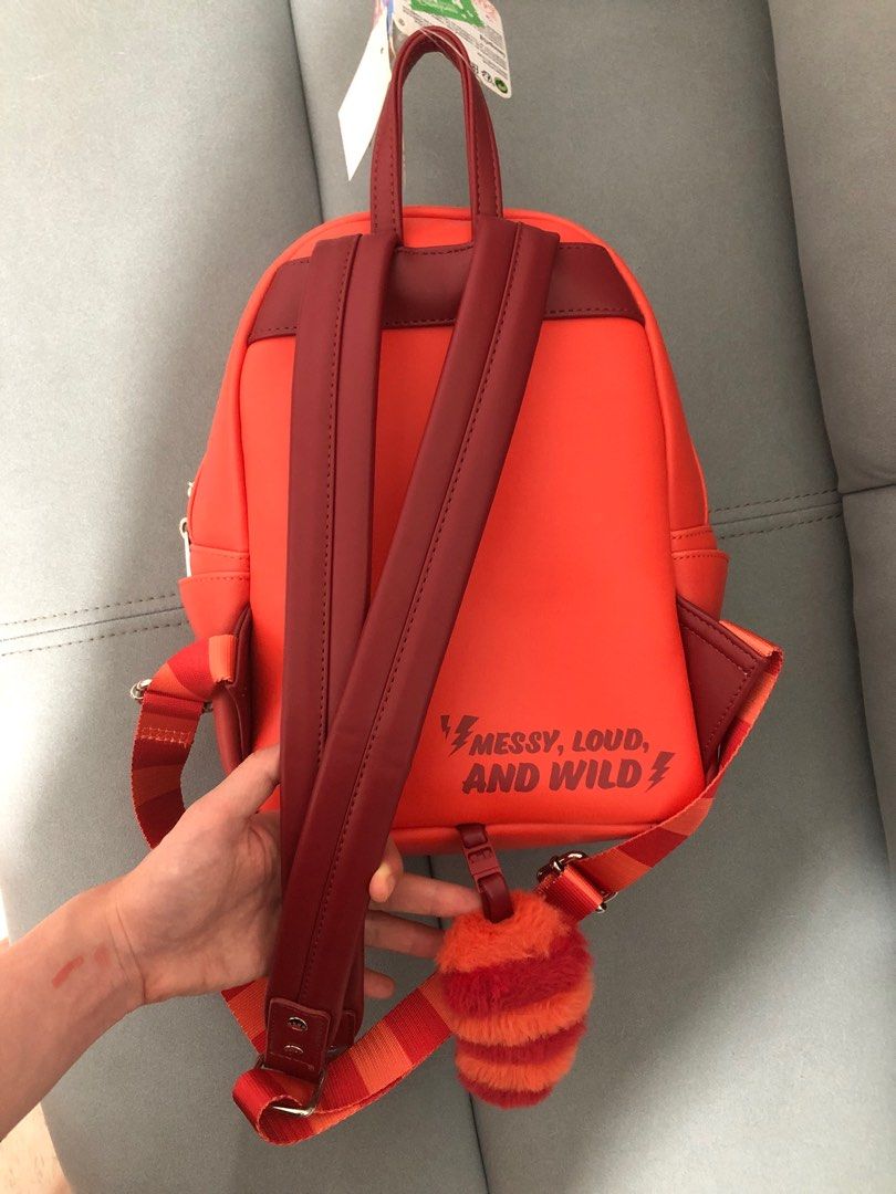 Loungefly Pixar Turning Red Panda Cosplay Bag, 女裝, 手袋及銀包, 背囊 - Carousell