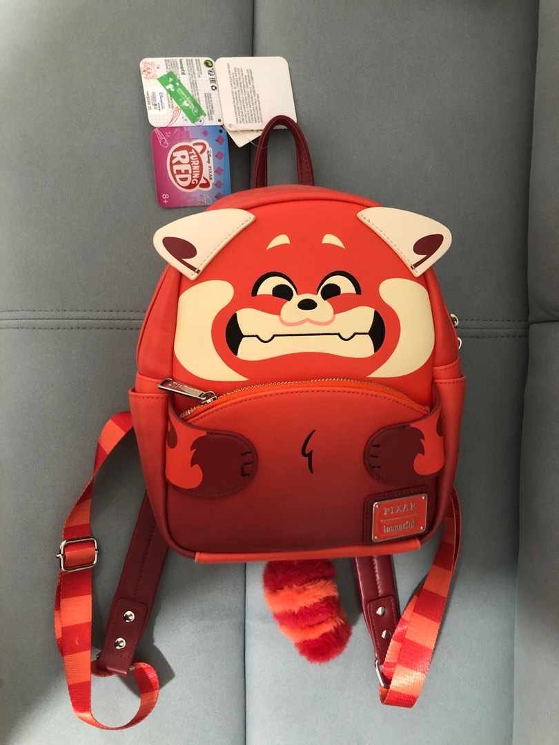 Loungefly Pixar Turning Red Panda Cosplay Bag, 女裝, 手袋及銀包, 背囊 - Carousell