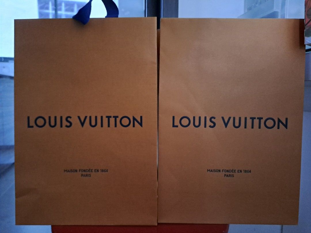LV paper bag, Luxury, Accessories on Carousell