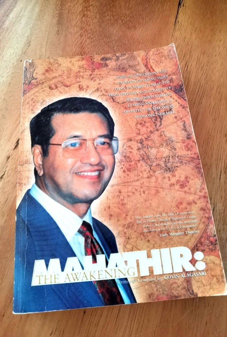 Mahathir The Awakening Malaysia Book By Govin Alagasari, Hobbies & Toys ...