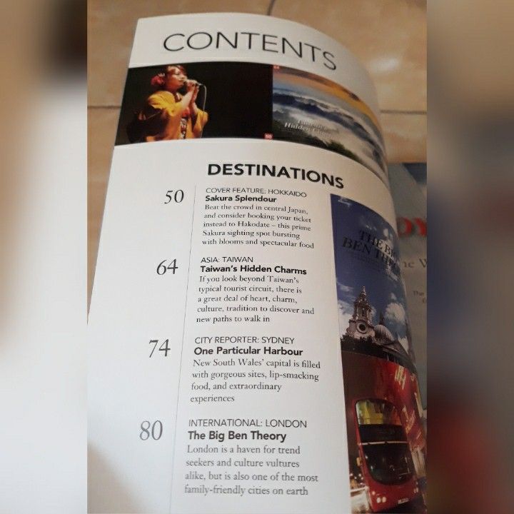 Majalah Travel Escape! Love At First Sight In English Edition, Buku & Alat Tulis, Majalah ...