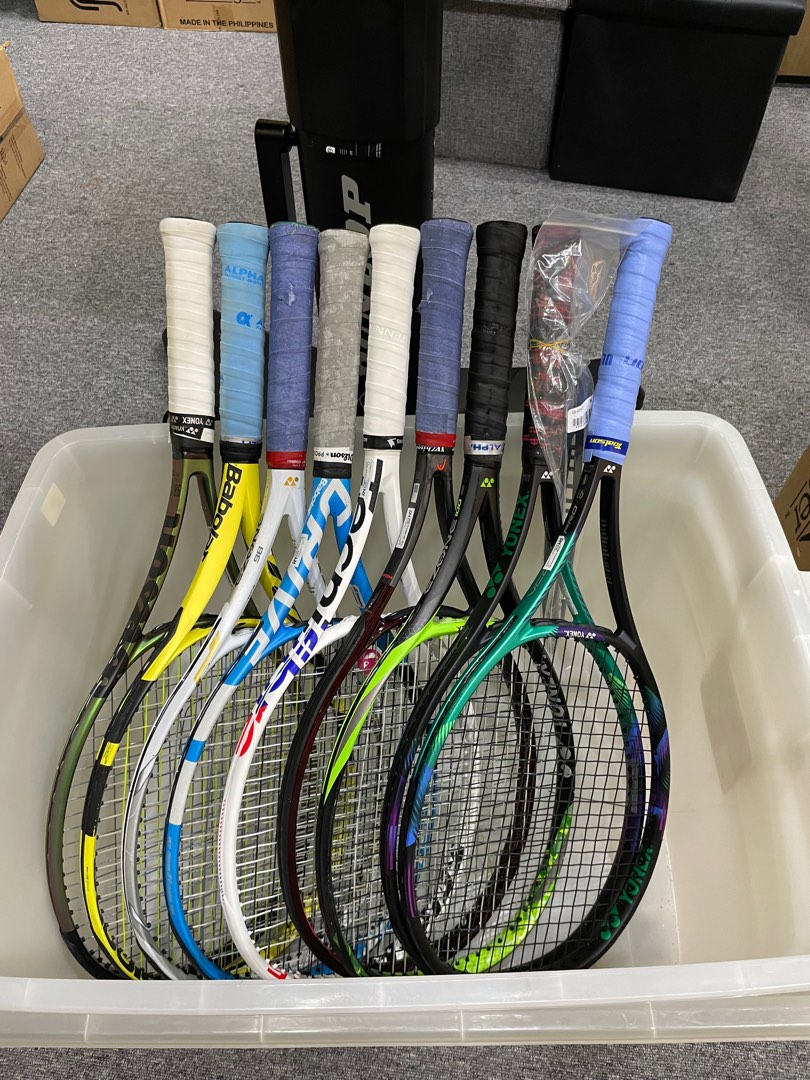 Many Used Rackets (List updated Weekly), Sports Equipment, Sports ...