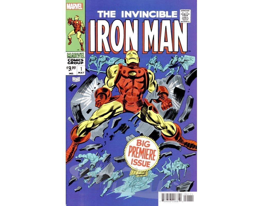 MARVEL Comics THE INVINCIBLE IRON MAN #1 (1968) Facsimile Edition comic ...