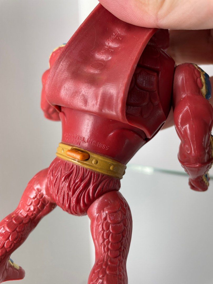 Masters Of The Universe vintage 1985 Rattlor yellow neck action figure ...