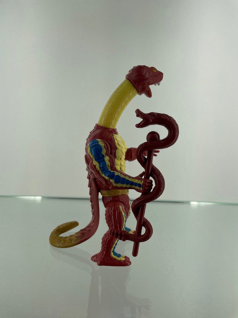 Masters Of The Universe vintage 1985 Rattlor yellow neck action figure ...