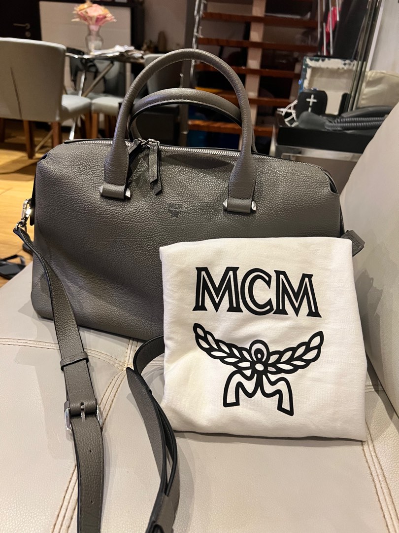 MCM Top Handle and Crossbody Bag, Luxury, Bags & Wallets on Carousell