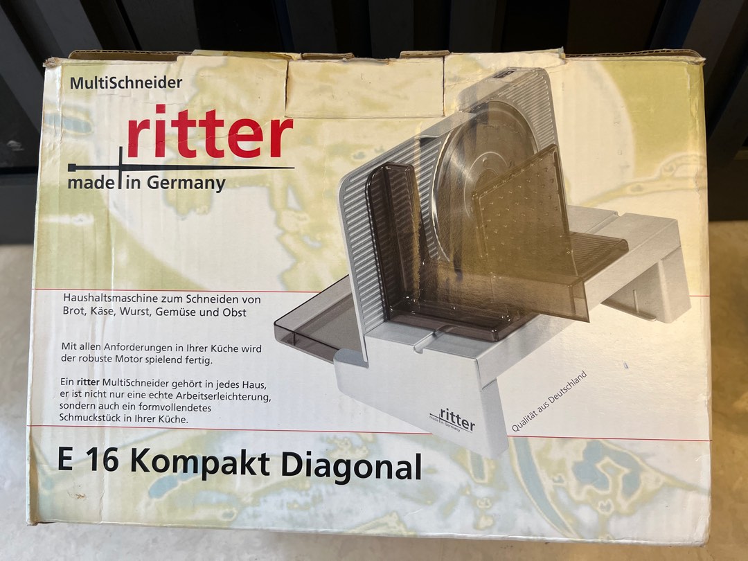 Meat slicer Ritter - made in Germany, Furniture & Home Living ...