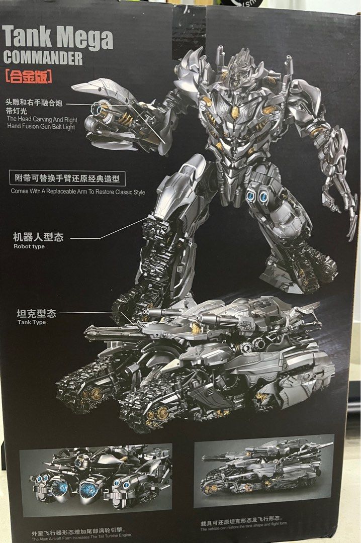 Tank Mega Commander die cast metal transform , Hobbies & Toys, Toys ...