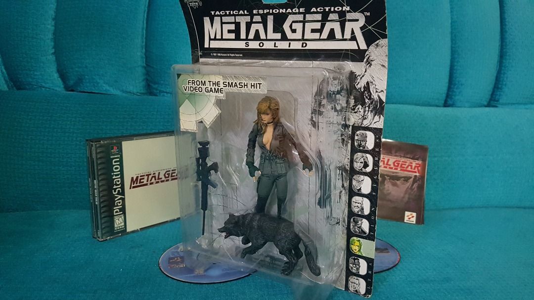 Metal Gear Solid / Mcfarlane "Sniper Wolf" SEALED 25yrs old action ...
