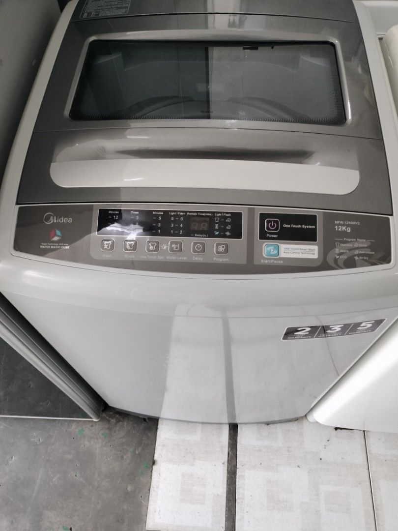 Midea 12kg washing machine, TV & Home Appliances, Washing Machines and ...