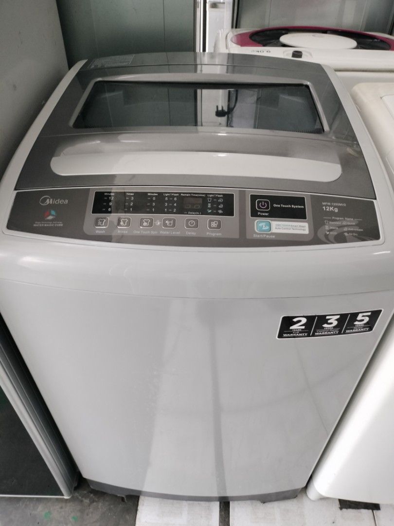Midea 12kg washing machine, TV & Home Appliances, Washing Machines and ...
