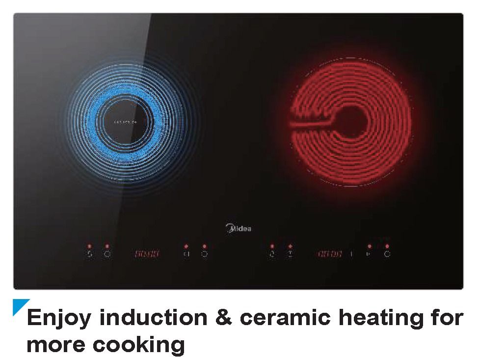 MIDEA - HYBRID ELECTRIC HOB (MBI-IHT261-SG), TV & Home Appliances ...
