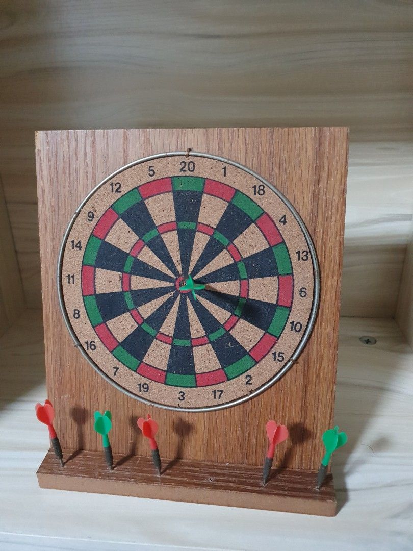 Mini dartboard, Hobbies & Toys, Toys & Games on Carousell