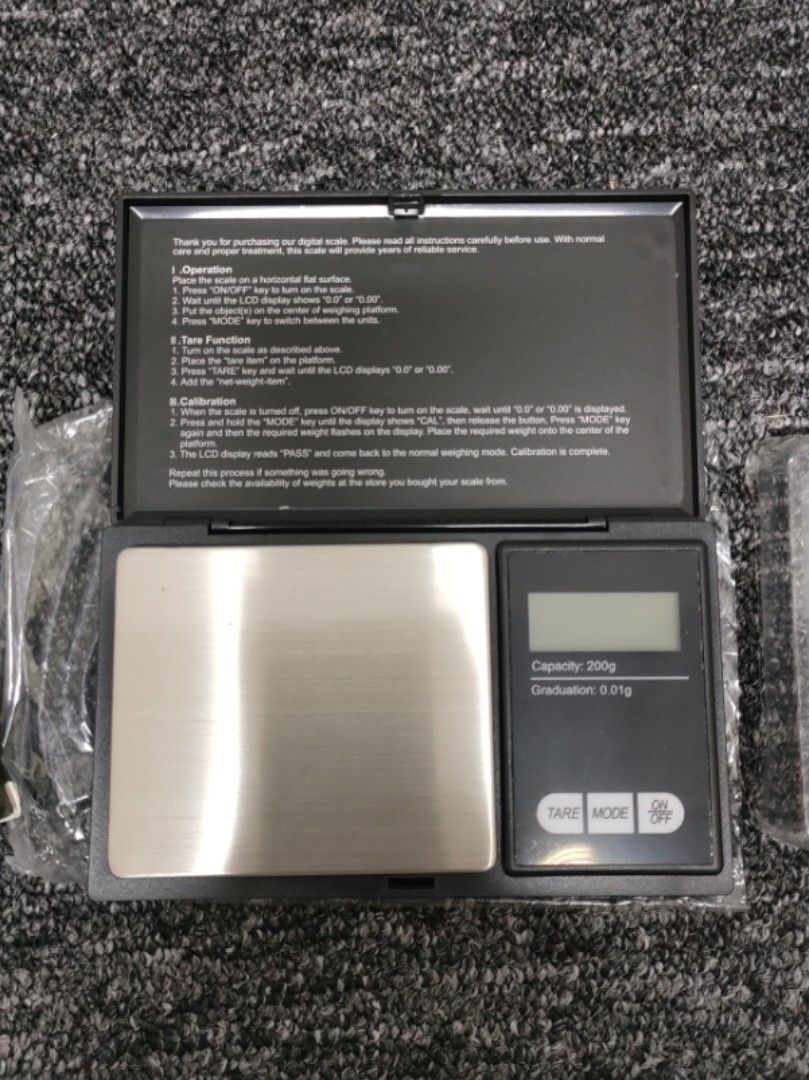 Mini Weighing Scale, Health & Nutrition, Health Monitors & Weighing ...