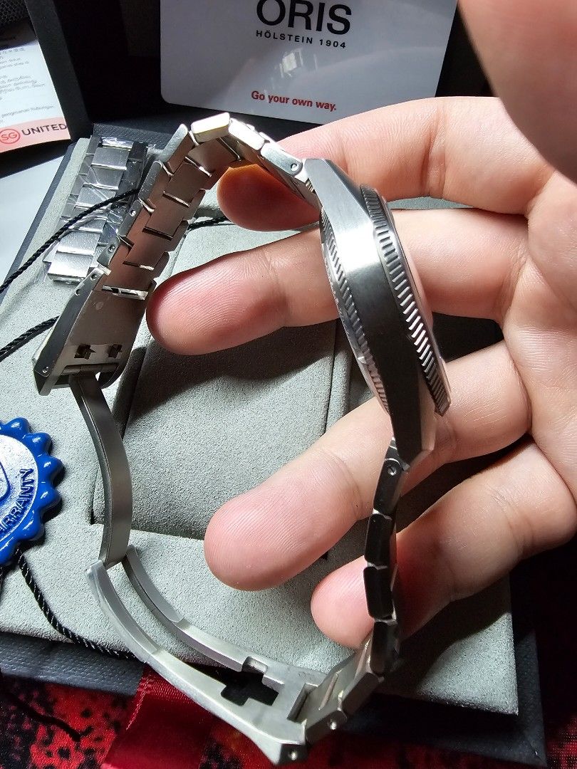 Mint Oris Propilot X Calibre 400 Blue, Luxury, Watches on Carousell