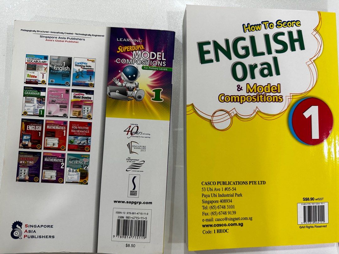 Model composition and English oral, Hobbies & Toys, Books & Magazines ...