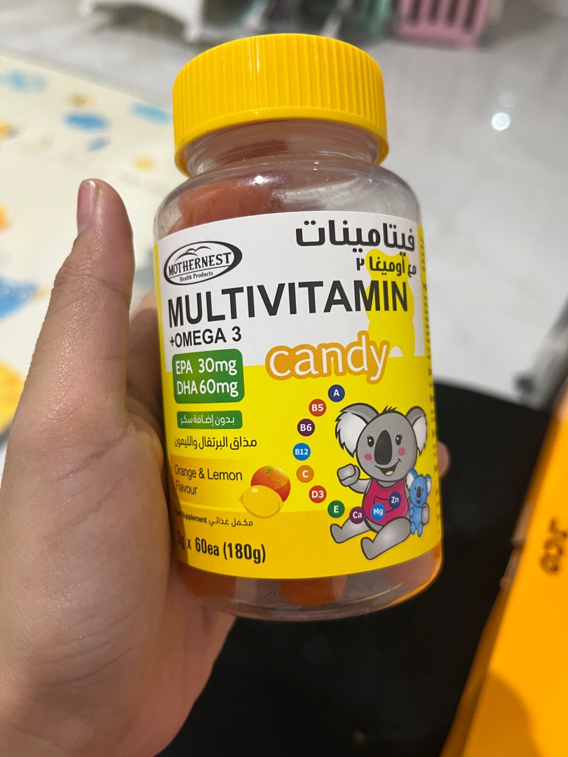 Mothernest multivitamin omega 3 candy, Bayi & Anak, Lainnya di Carousell