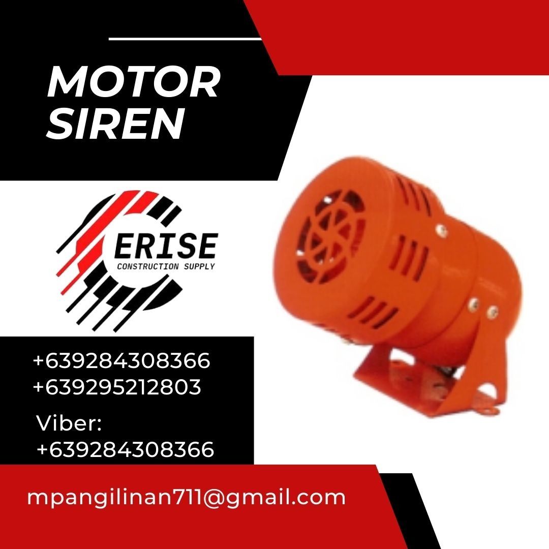 MOTOR SIREN, Commercial & Industrial, Construction Tools & Equipment on ...