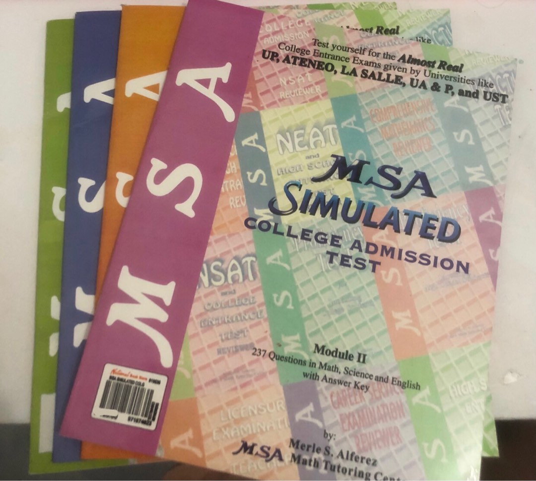 MSA College review test, Hobbies & Toys, Books & Magazines, Textbooks ...