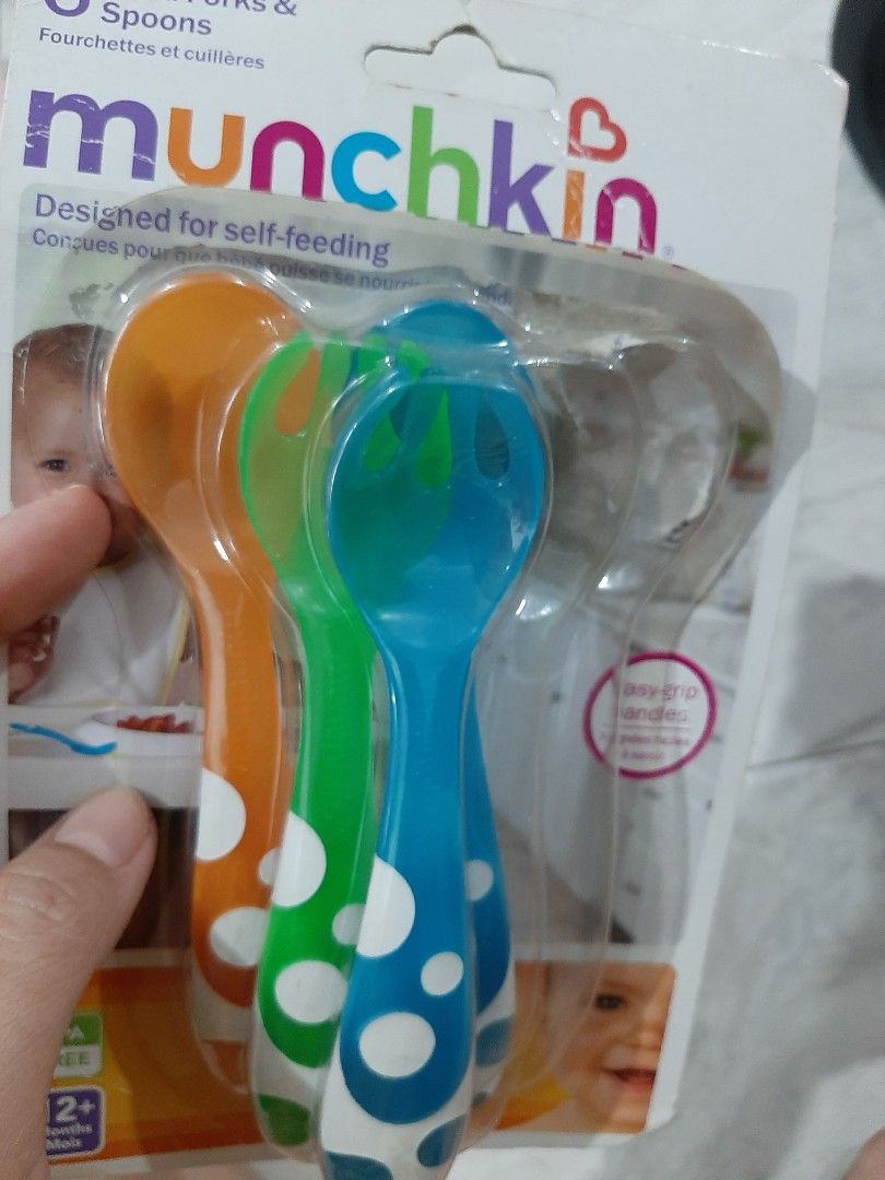 Munchkin forks & spoons, Bayi & Anak, Perawatan & Makanan Anak di Carousell