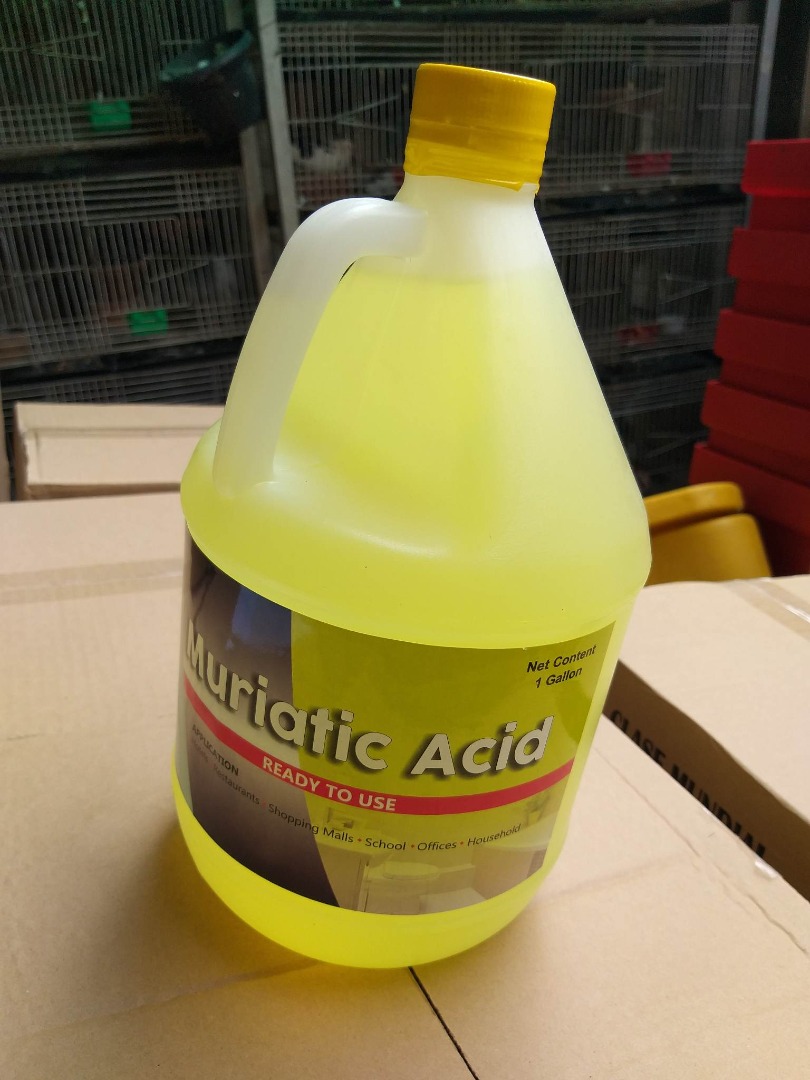 MURIATIC ACID, Furniture & Home Living, Cleaning & Homecare Supplies ...