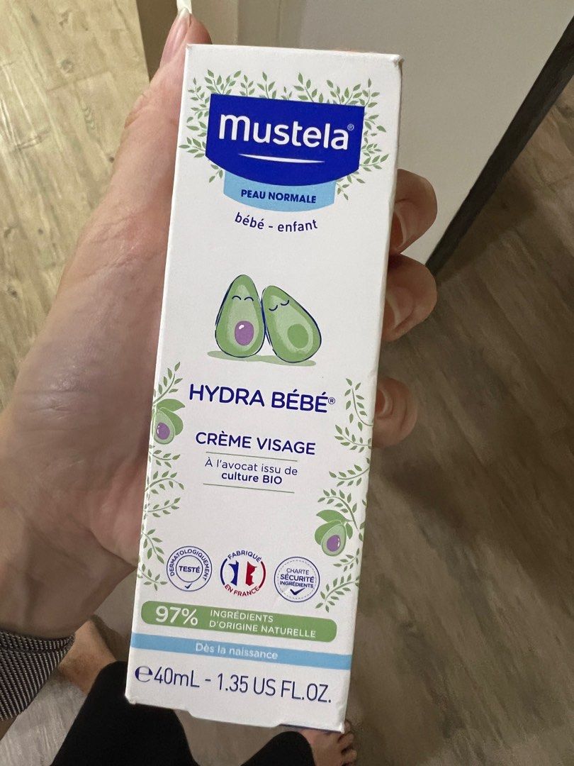Mustela hydra bebe facial cream, Babies & Kids, Bathing & Changing ...