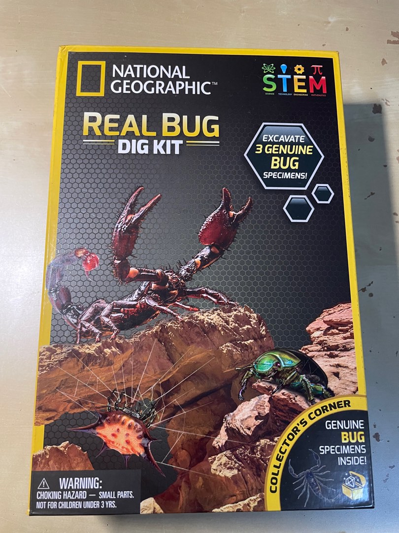 NATIONAL GEOGRAOHIC REAL BUG DIG KIT, Hobbies & Toys, Toys & Games on ...