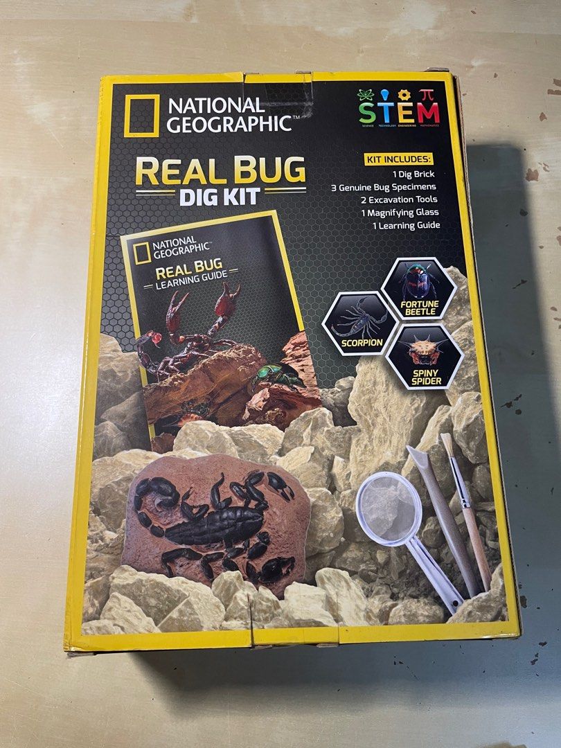 NATIONAL GEOGRAOHIC REAL BUG DIG KIT, Hobbies & Toys, Toys & Games on ...